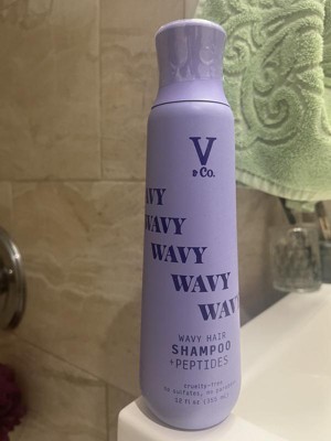 V&co. Beauty Wavy Hair + Peptide Shampoo 12oz : Target