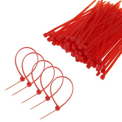 Unique Bargains Tie Strap Self-locking Manual Nylon 5.91 Inch 100 Pcs ...