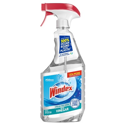 Windex Glass Cleaner Trigger Bottle Vinegar - 26 Fl Oz : Target