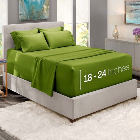 Nestl Extra Deep Pocket 6 Piece Sheet Sets, Queen Size Sheets ...