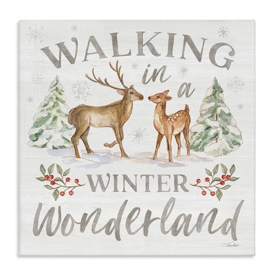 Stupell Industries Winter Wonderland Snow Scene, 36'' X 36'' : Target