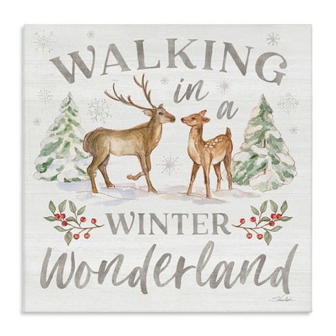 Stupell Industries Winter Wonderland Snow Scene, 36'' X 36'' : Target