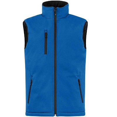 Clique Equinox Insulated Mens Softshell Vest - Royal Blue - 4x Large ...