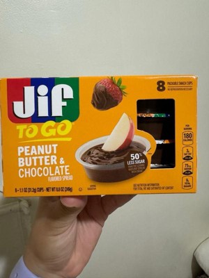 Jif To Go Peanut Butter & Chocolate Flavored Spread - 8.8oz/8ct : Target