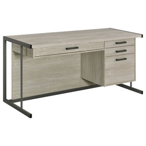 HomeStock 30 in.H White Color Marble Writing Desks with All Purpose ...