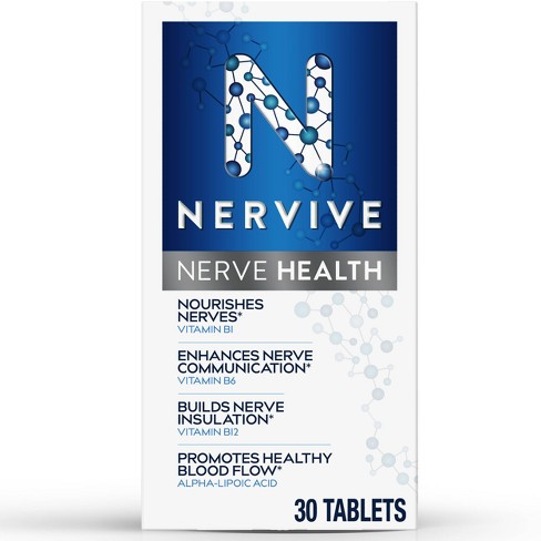 Nervive Nerve Health Tablets - 30ct : Target