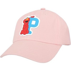 Sesame Street Elmo Kids Toddler Cap with Initial (P) Pink, Toddler Boys ...
