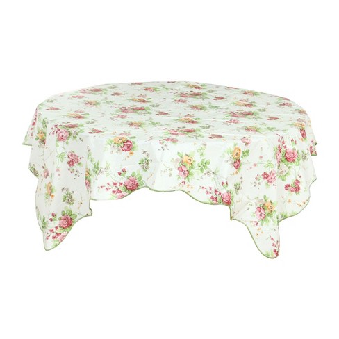 Piccocasa Vinyl Water Oil Resistant Printed Tablecloths Pink Rose 53 ...
