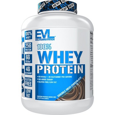 Evlution Nutrition 100% Whey Protein - Double Rich Chocolate - 5lb : Target