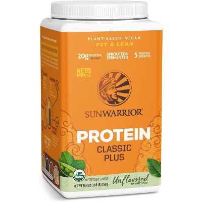 Classic Plus Protein Powder, Plant-based Protein, Unflavored ...