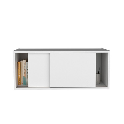 Nicbex 1 Drawer File Cabinet,office Cabinet With Sliding Doors And ...