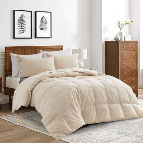 Peace Nest Organic Cotton Down Feather Fiber Comforter, Twin : Target