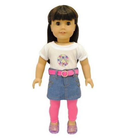 Pink Butterfly Closet Doll Clothes 4 Piece Outfits Set Fits American ...