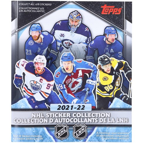 Topps 2021-22 Topps Nhl Sticker Collection Tray | Lot Of 12 Albums : Target