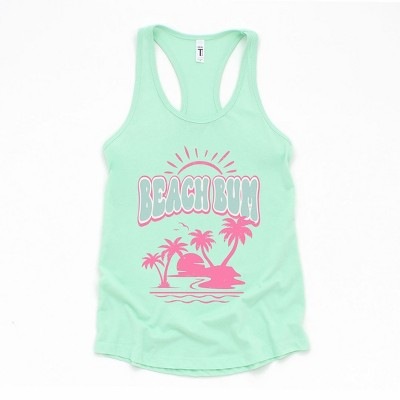 Simply Sage Market Women's Beach Bum Horizon Racerback Graphic Tank - S ...