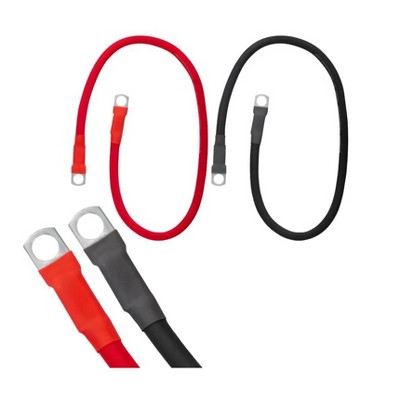 Installgear 1/0 Gauge 2ft Ofc Battery Power Inverter Cables- Pack Of 2 ...