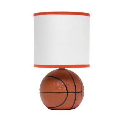 Simple Designs 10.7" SportsLite Mini Basketball Table Lamp Mancave ...