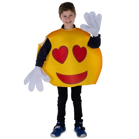 Dress Up America Smiley Heart Emoji Costume Tunic : Target