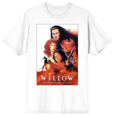 Willow Character Poster Art Crew Neck Short Sleeve Women's White T ...