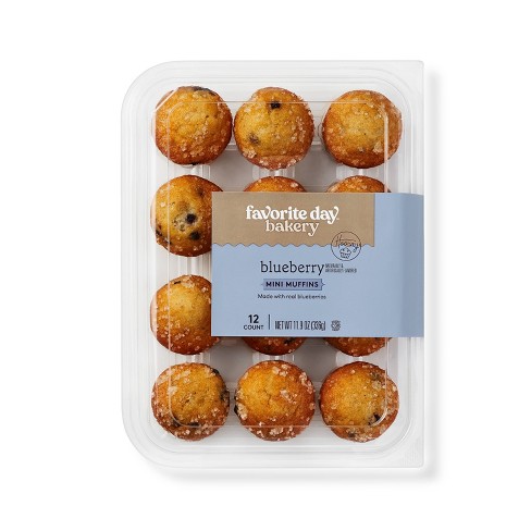 Blueberry Mini Muffins - 11.9oz/12ct - Favorite Day™ : Target