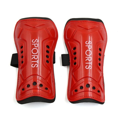 Unique Bargains Football Shin Pads Soccer Guards Leg Protector ...