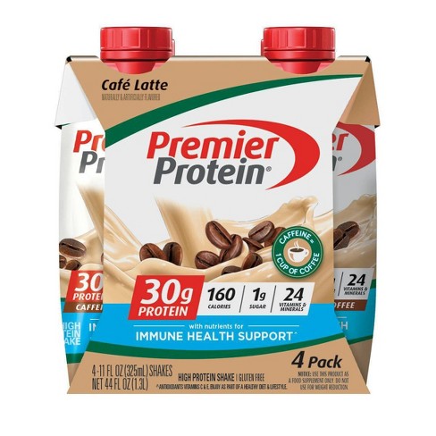 Premier Protein Nutritional Shake - Café Latte - 11 Fl Oz/4pk : Target