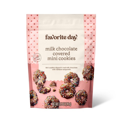 Milk Chocolate Covered Mini Cookies - 8.5oz - Favorite Day™ : Target