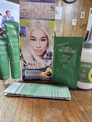 Garnier Nutrisse Ultra Color Charcoal Hair Bleach - Pl3 Ultra Cool ...