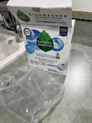Seventh Generation Free & Clear Auto Dishwasher Detergent Powder - 45oz : Target