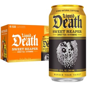 Liquid Death Sweet Reaper Tea - 6pk/12 fl oz Cans : Target