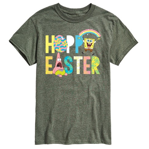 Men's Spongebob Squarepants Hoppy Easter Patrick And Spongebob Short ...