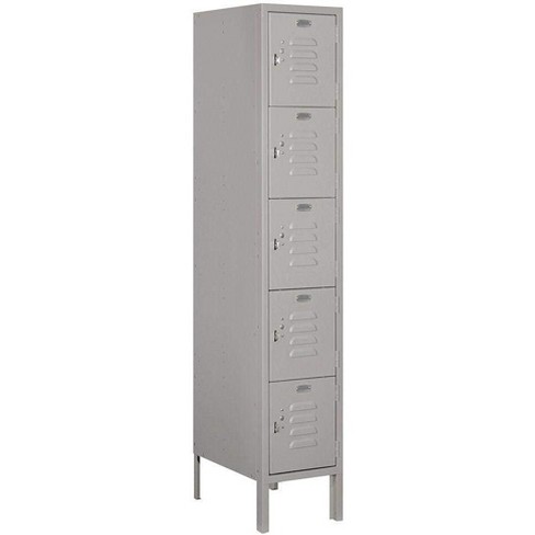 Salsbury Industries Assembled 5-tier Box Style Standard Metal Locker ...
