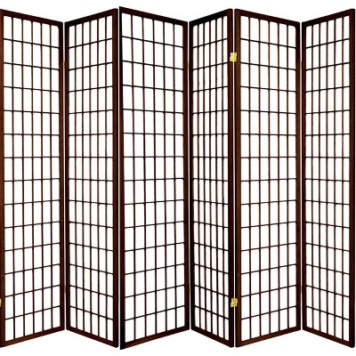 Homcom 6 Panel Room Divider, Folding Privacy Screen, 5.6' Room ...