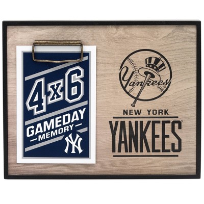 Mlb New York Yankees Baseball Wood Sign Panel : Target