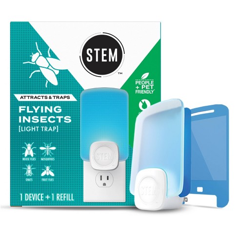 Stem Flying Insect Light Fly Trap Starter Kit - 1 Unit + 1 Refill : Target