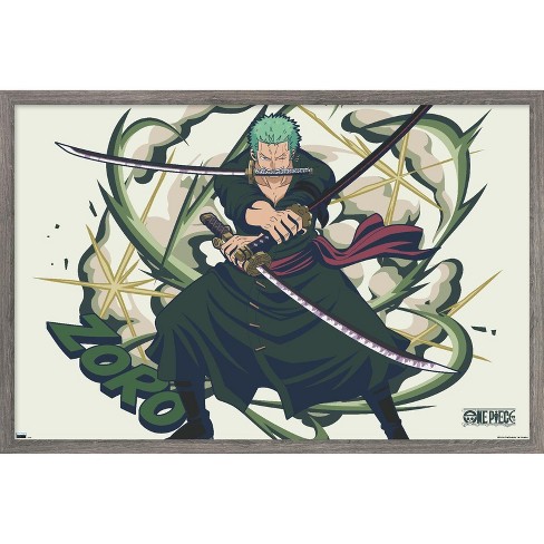 Trends International One Piece: Fishman Island - Roronoa Zoro Three ...