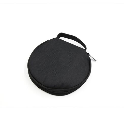 Unique Bargains Nylon Zipper Closure 20 Capacity Cd Dvd Storage Case ...