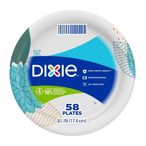 Dixie Everyday 6 7/8" Paper Plates - 58ct : Target