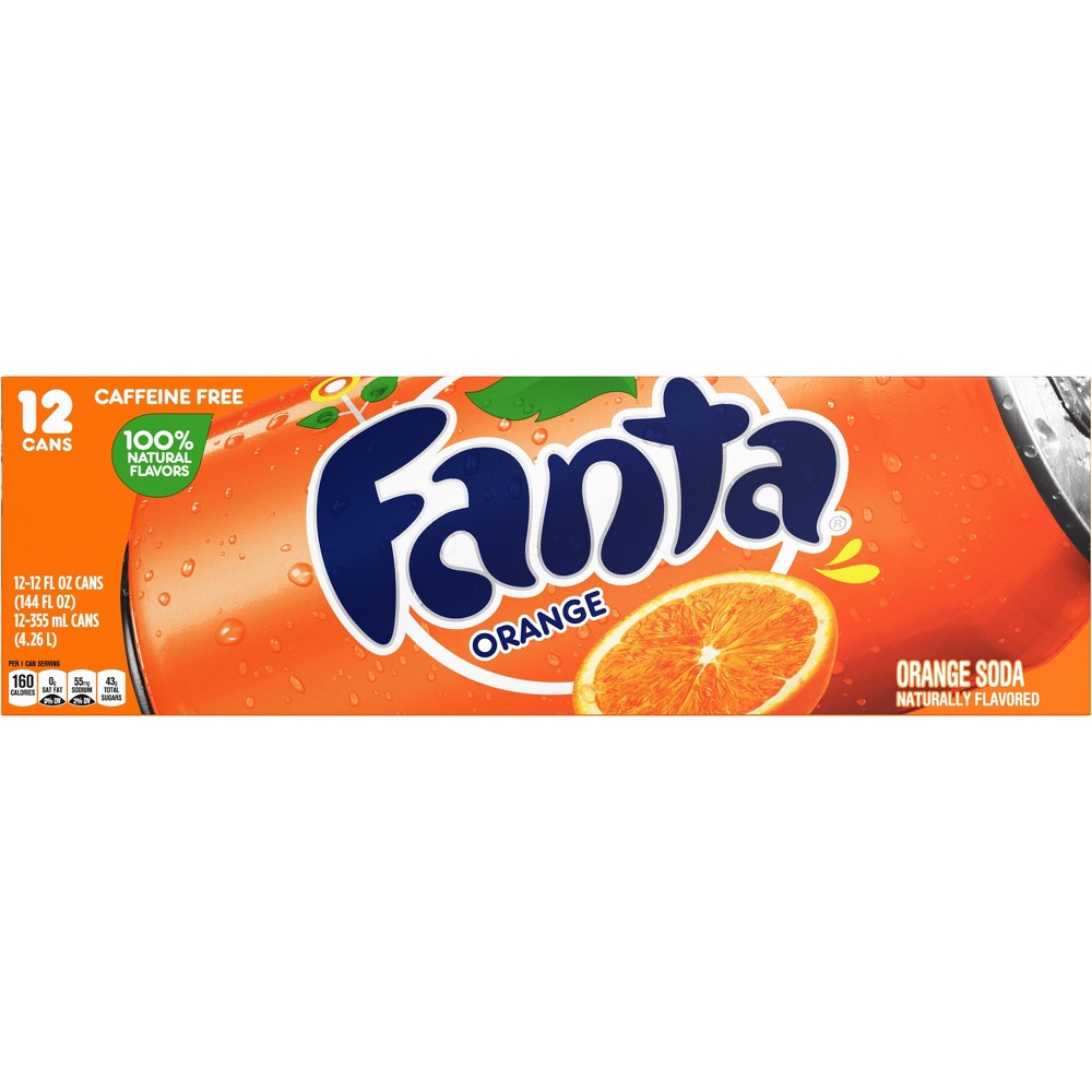UPC 049000030730 - Fanta Orange Soda - 12pk/12 fl oz Cans | upcitemdb.com