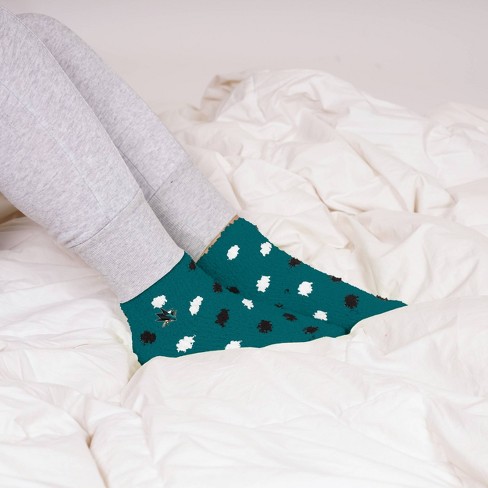 Nhl San Jose Sharks Random Dots Fuzzy Socks : Target
