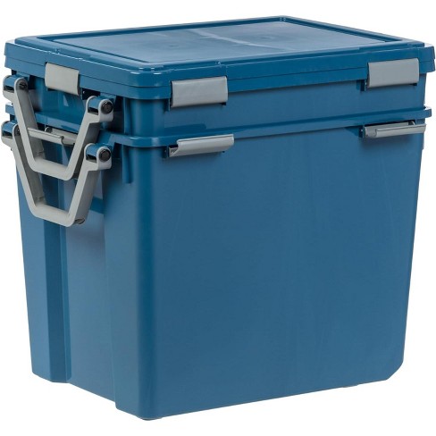 Iris Usa 103 Qt Storage Box With Gasket Seal Lid, 2 Pack - Bpa-free ...
