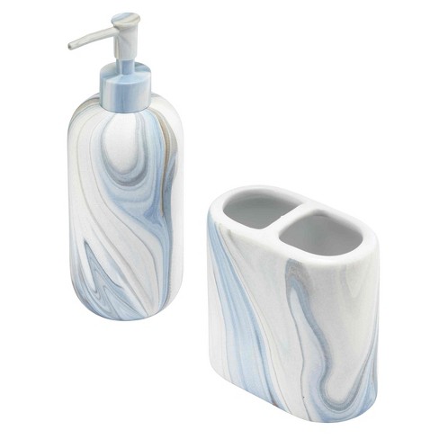 Avanti Linens Waves 2 Pc Bath Accessory Set : Target
