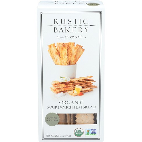 Rustic Bakery Flatbread Olive Oil & Sel Gris - Case Of 12 - 6 Oz : Target