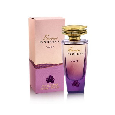 Fragrance World Berries Weekend Violet Eau de Parfum Spray for Women, 3 ...