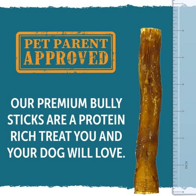Pet's Choice Premium All Natural 6 Inch Bully Sticks Dog Treats 25 Pack ...