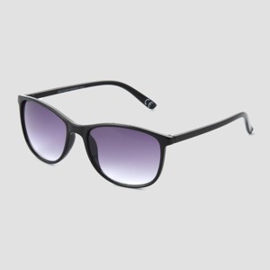 Women's Shiny Plastic Surf Sunglasses - Universal Thread™ Black : Target