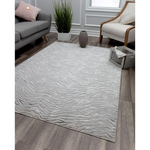 Cosmoliving By Cosmopolitan Natura Hz60b Gray Tiger Animal Contemporary ...