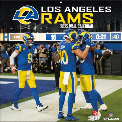 Nfl Los Angeles Rams 2025 12"x12" Team Wall Calendar : Target