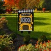 Back To School Fall Burlap Garden Flag Bus Autumn 18" X 12.5" Briarwood ...