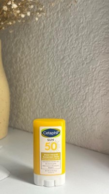 Cetaphil Sheer Mineral Sunscreen Stick Spf 50, Face & Body - 0.5 Fl Oz ...